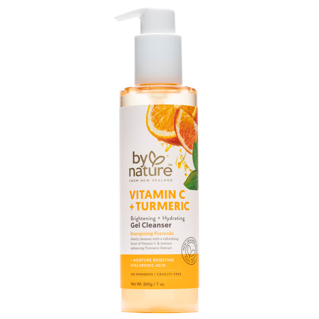 Gel Cleanser with Vitamin C + Turmeric - Brightening Face Cleanser – By ...